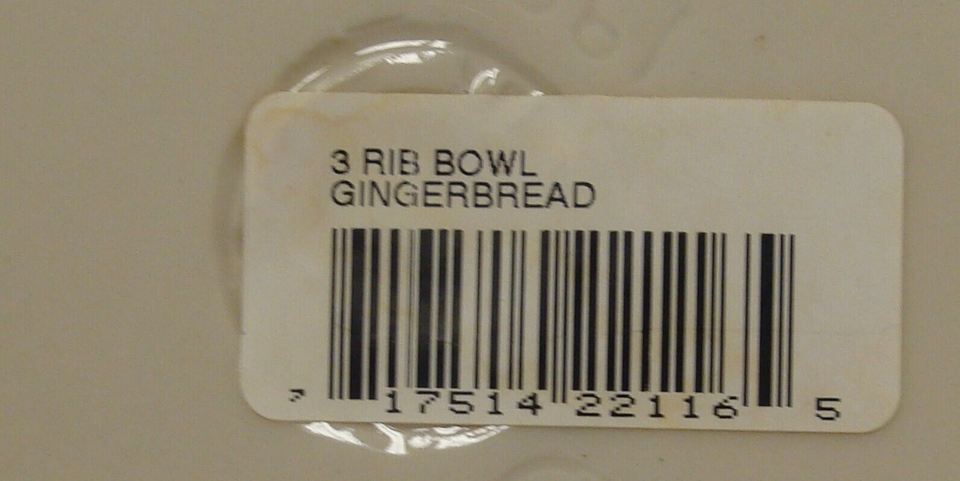 Hartstone GINGERBREAD 11" Ribbed Mixing Bowl NEW | eBay