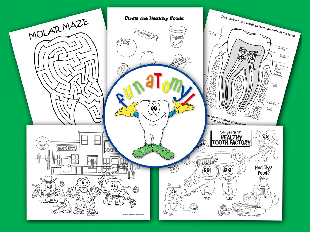 Dental Hygienist Coloring Pages