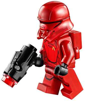 LEGO Star Wars Sith Jet Trooper Minifigure Red sw1075 75266 Rise of ...