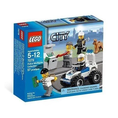 7279 POLICE MINIFIGURE COLLECTION legos LEGO set city town NEW nisb ...