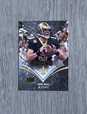 2008 NFL Upper Deck 'Icons' | Drew Brees | #62 | New Orleans Saints | eBay