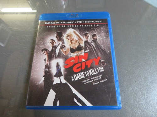 Sin City 2: a Dame to Kill for (Blu-ray, 3D, DVD,3 Disc)*NO Digital ...