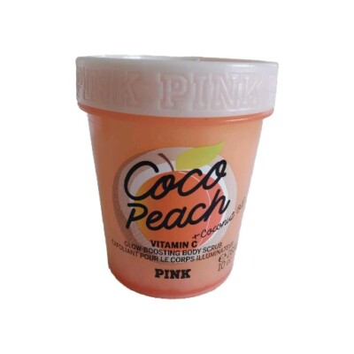 Victoria's Secret Pink Body Scrub Coco Peach Exfoliating Shower ...