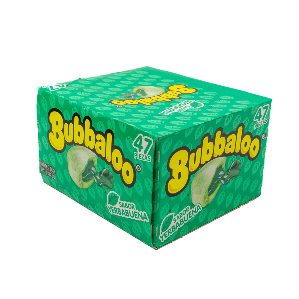 Bubbaloo Bubble Gum Assorted Flavors Mexican Chicle Candy 47 Pieces ...