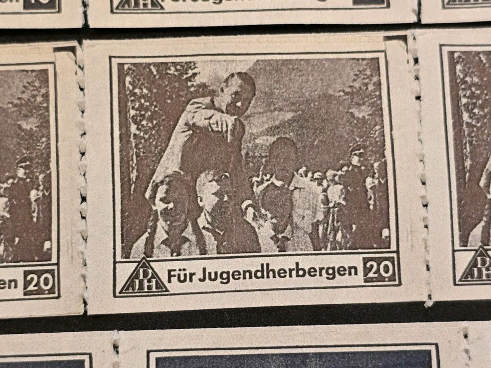 Nazi Germany Third Reich stamps set Adolf Hitler youth BDM camp 6 Sets ...