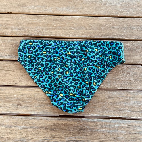 Arena men turquoise blue Leopard Swim Brief bikini swimwear size 36 | eBay
