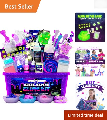 Creative Galaxy Slime Kit for Kids - DIY Space Craft with Galactic ...