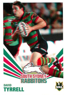 2012 SOUTH SYDNEY RABBITOHS NRL Card DAVID TYRELL Daily Telegraph | eBay
