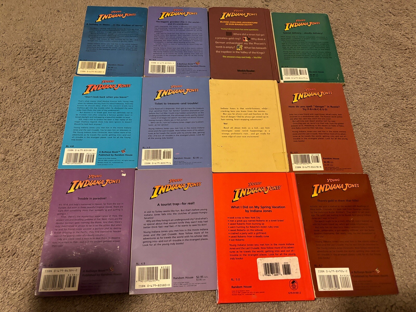 Indiana Jones EXPANDED ADVENTURES Canon & Legends VINTAGE NOVEL BOOK ...