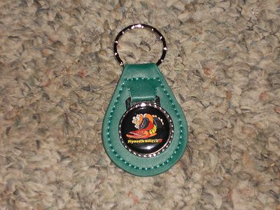 1970 1971 1972 1973 1974 PLYMOUTH BARRACUDA 'CUDA LEATHER LOGO KEYCHAIN ...