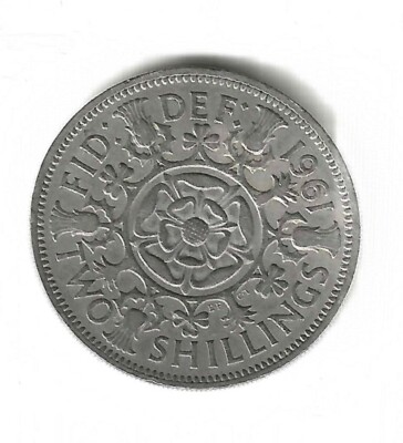 UNITED KINGDOM TWO SHILLING 1961 COIN - VERY GOOD CONDITION | eBay