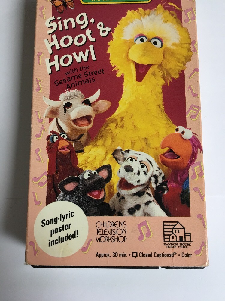 Sesame Street Sing Hoot And Howl Vhs