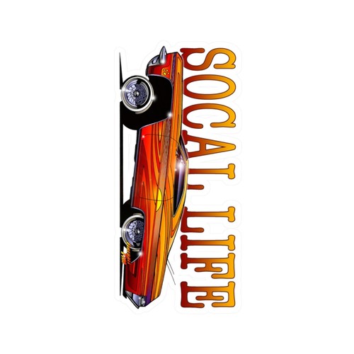 CHEVY IMPALA LOWRIDER Socal Life Vinyl Decal Sticker 10" | eBay