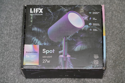 Lifx Low Voltage Black RGB LED Smart Landscape Spotlight with Alexa ...