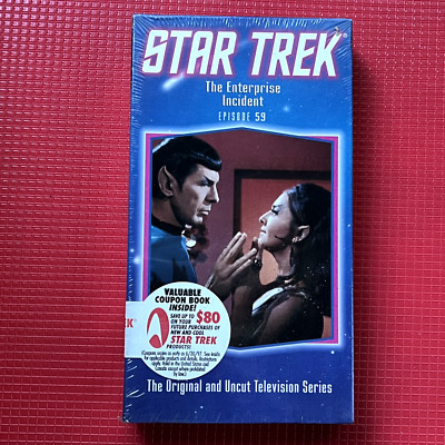 VHS tape (1993)-STAR TREK (tv episode 59) ENTERPRISE INCIDENT (1968 ...