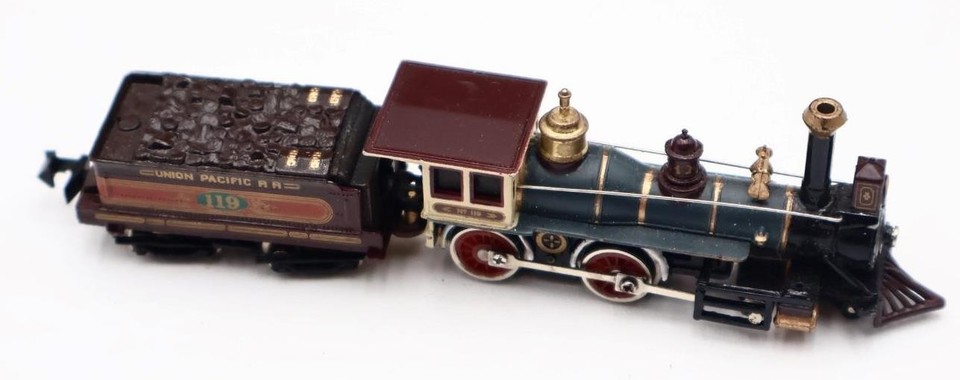 Bachmann Prairie Flyer N Scale Train Set American 4-4-0 Locomotive with ...