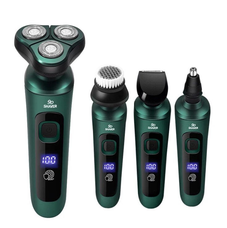 USB Rechargeable Cordless Mens Electric Rotary Shaver Razor Sideburn ...