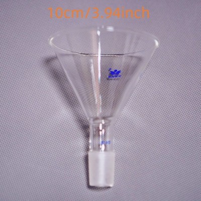 Lab glass powder funnel additon funnel 12 cm diameter, 10cm diameter 24 ...