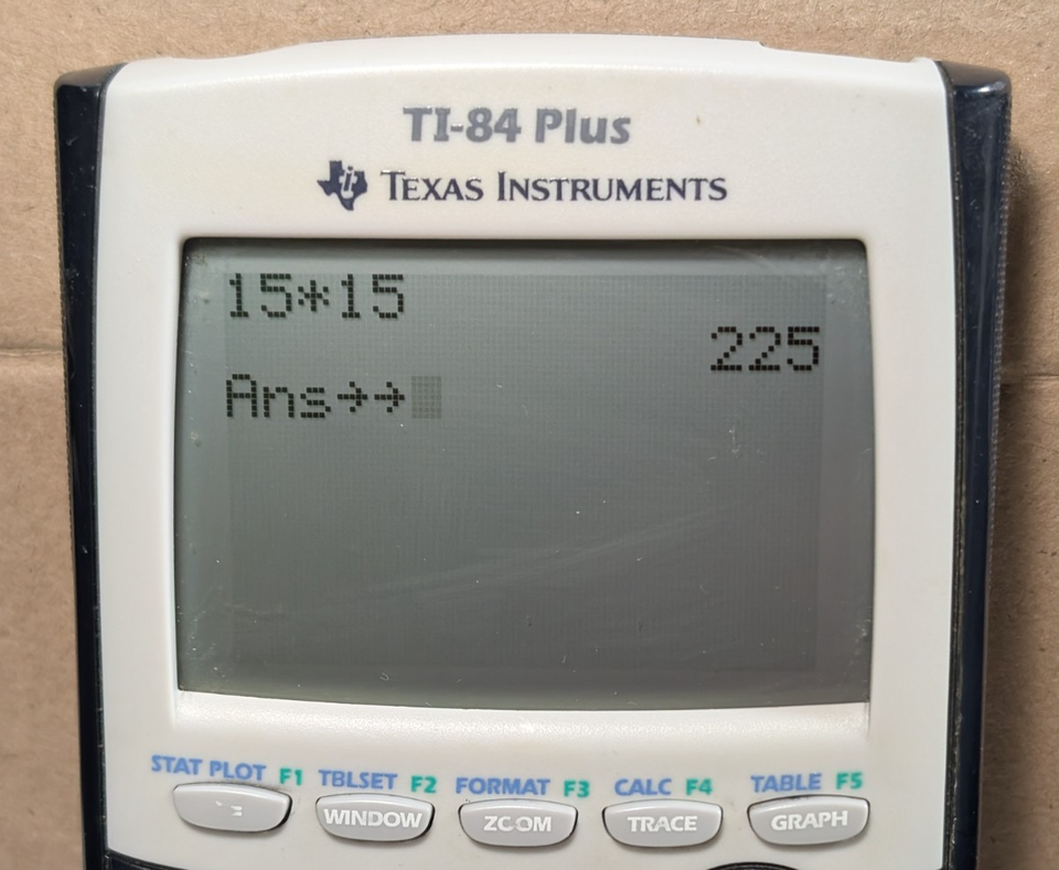 Texas Instruments TI-84 Plus Graphing Calculator w/ Cover - Tested ...