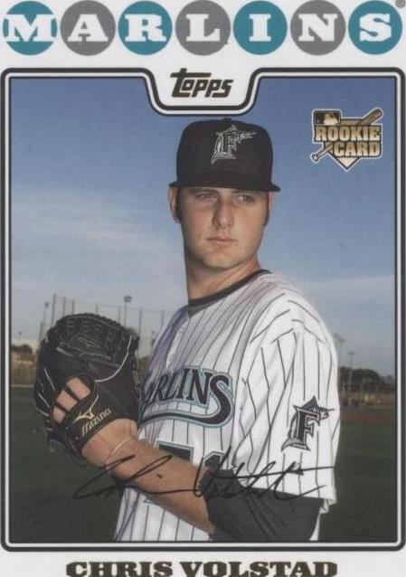 2008 Topps Updates & Highlights - Chris Volstad #UH249 Gold Foil for ...