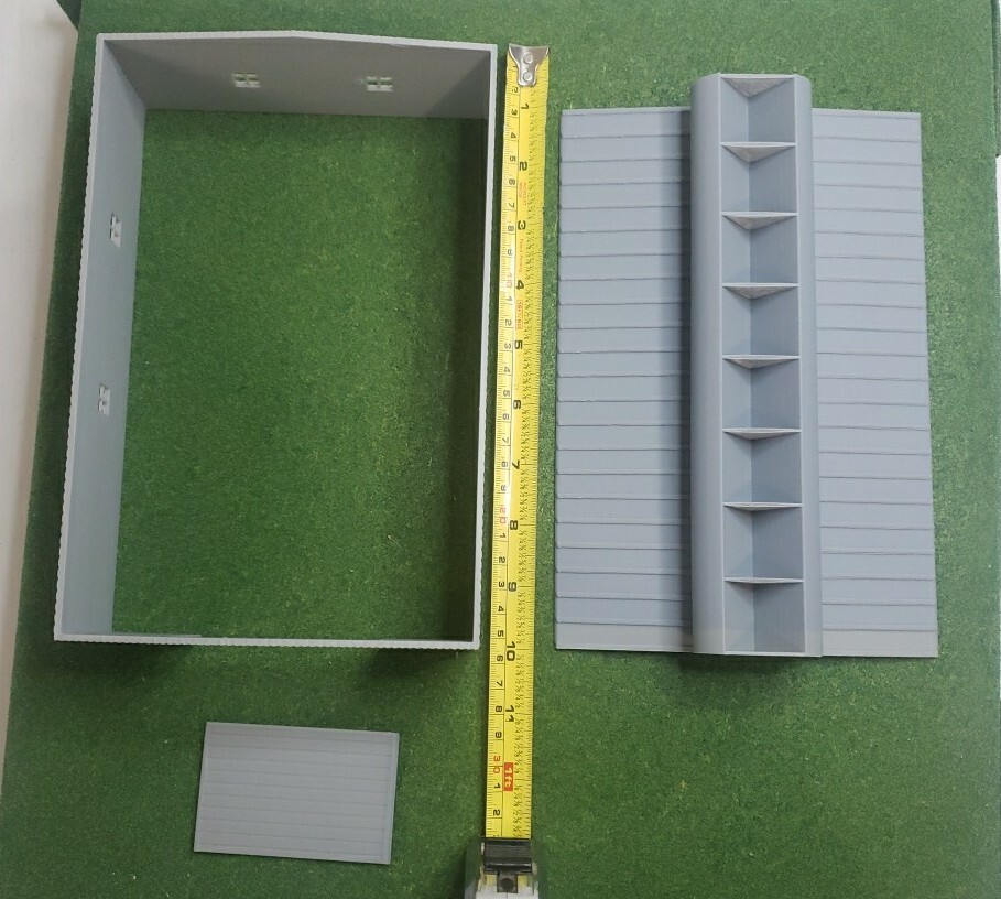 N Scale 1/160 3d Printed MEGA Steel Mill Building BIG Pull Thru Door ...