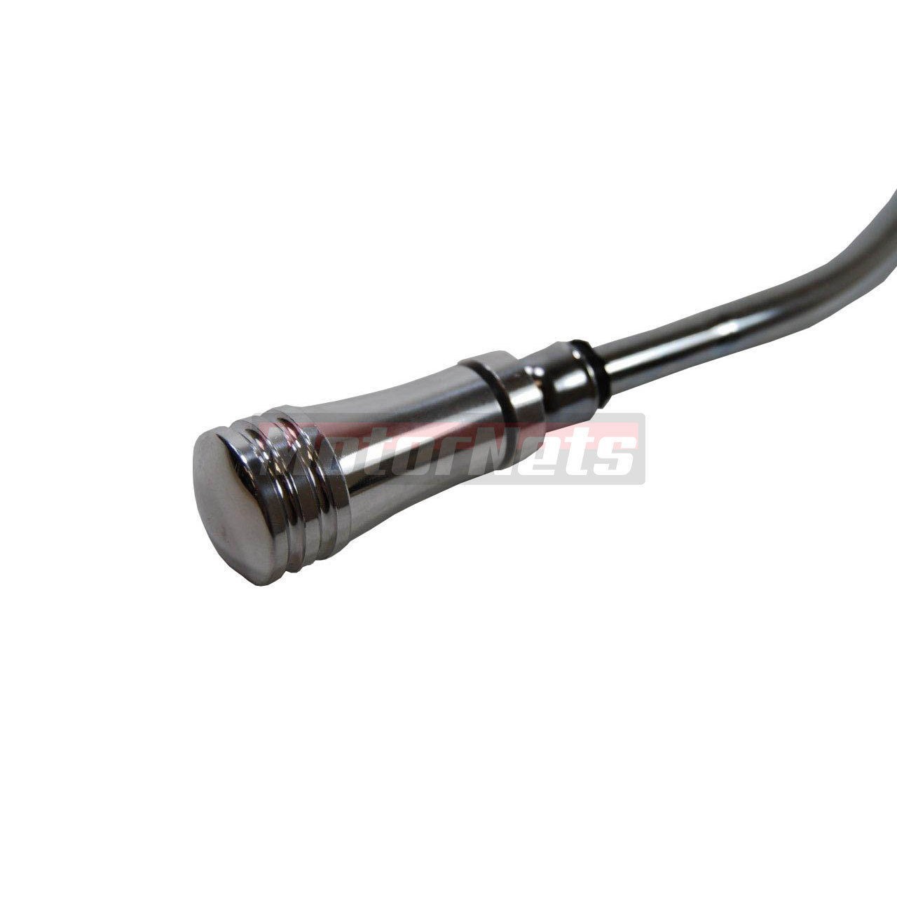 Billet Aluminum Handle Small BlockChevy SBC Oil Dipstick Chrome 283 305 ...