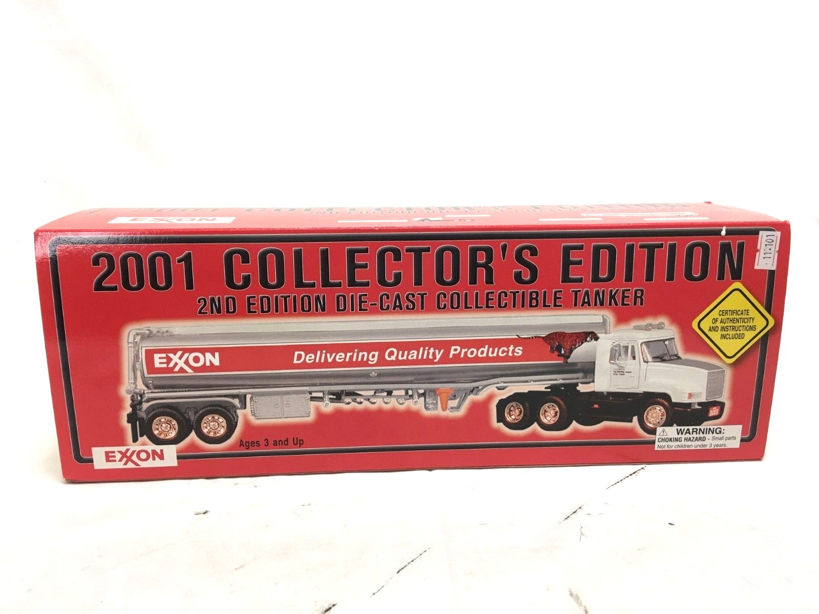 2001 COLLECTOR'S EDITION EXXON FUEL TANKER SEMI TRUCK 2ND EDITION ...