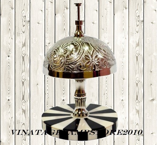 Antique Hotel Counter Desk Bell Vintage Style Ring For Service Ding ...