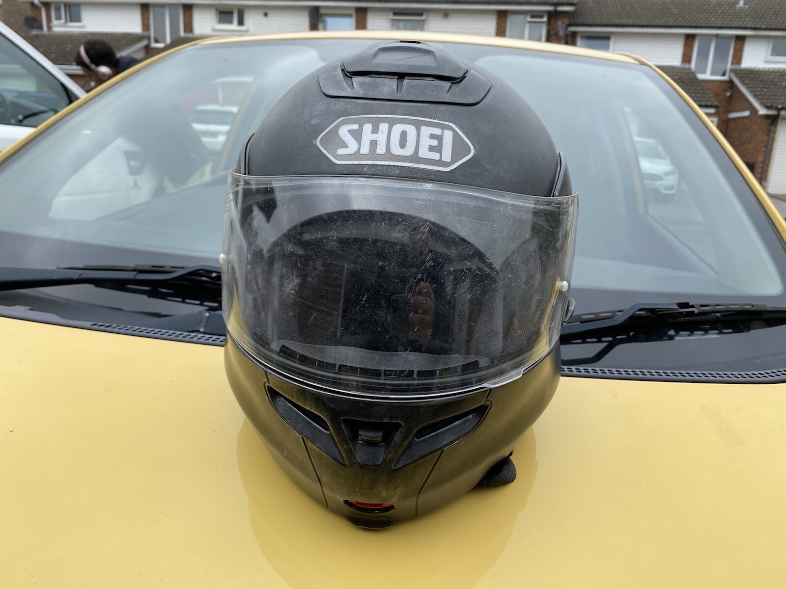 Shoei Multitec Flip Front Helmet Large | eBay UK
