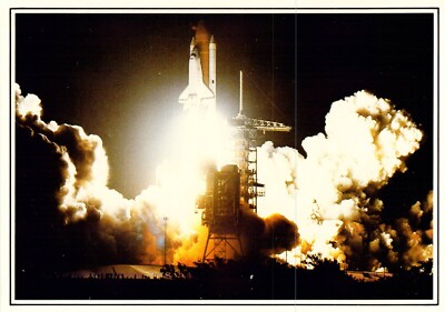 STS 8 Space Shuttle Challenger Night Launch- Kennedy Space Center-FL ...