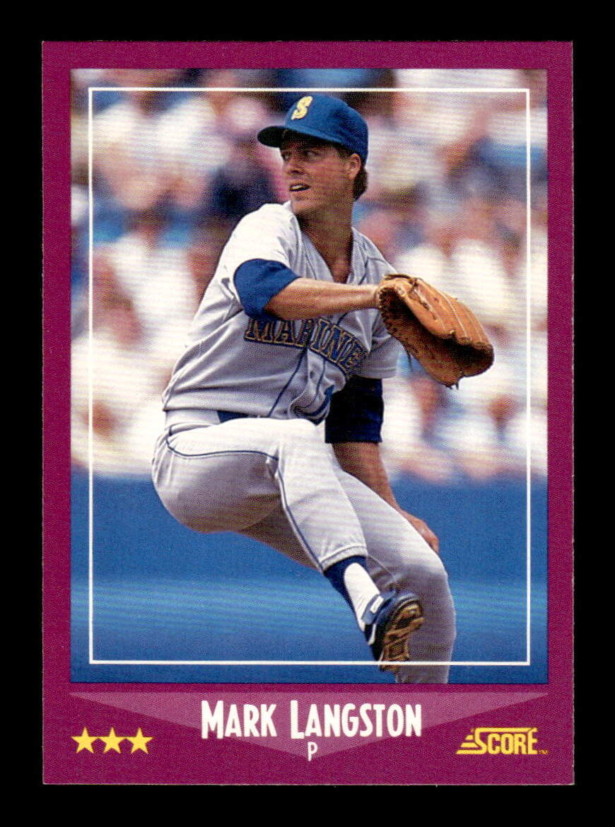1988 score mark langston For Sale - MAVIN