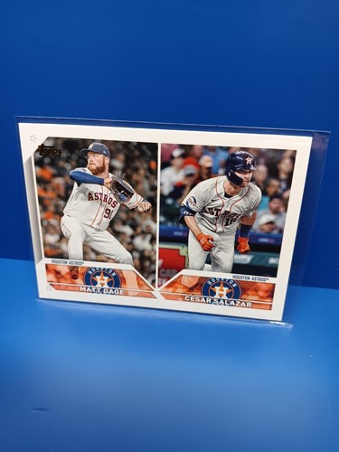 2023 Topps Update Matt Gage/Cesar Salazar Rookie Combos Golden Mirror ...