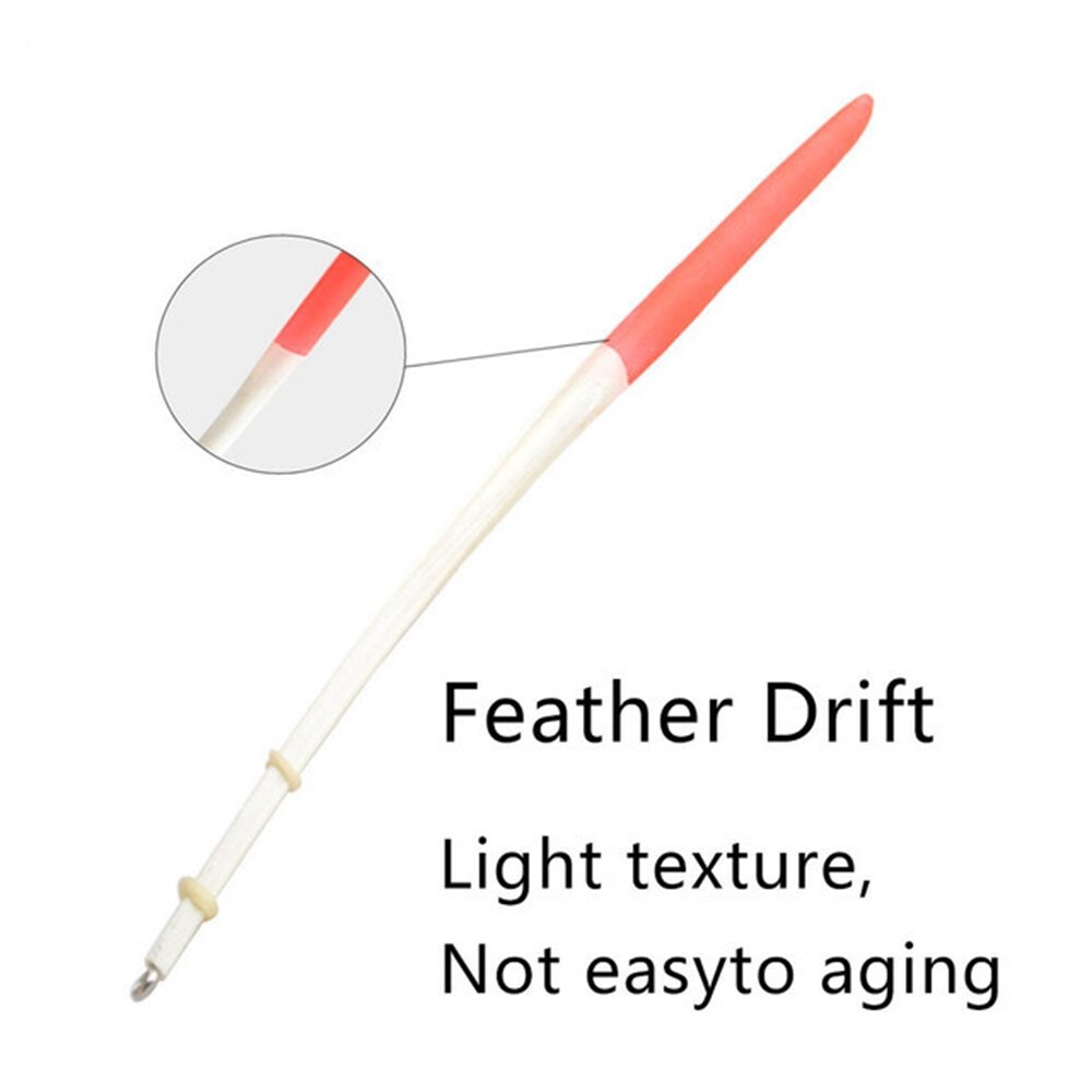 10Pcs Coarse Tench Bream Traditional Peacock Quill Feather Waggler ...