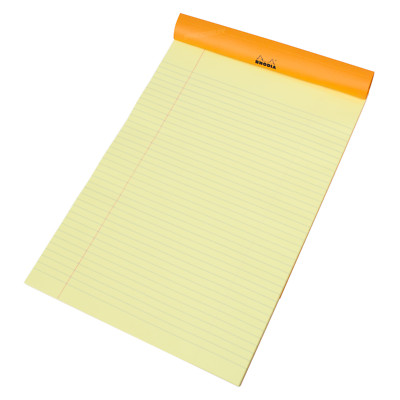 3 x Memory Aid A4+ Yellow 160 Page Paper Notepad Memo Refill Lined ...