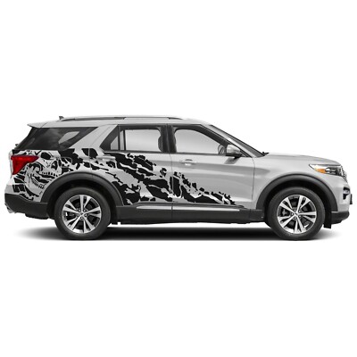Nightmare side graphics stickers decals compatible with Ford Explorer ...