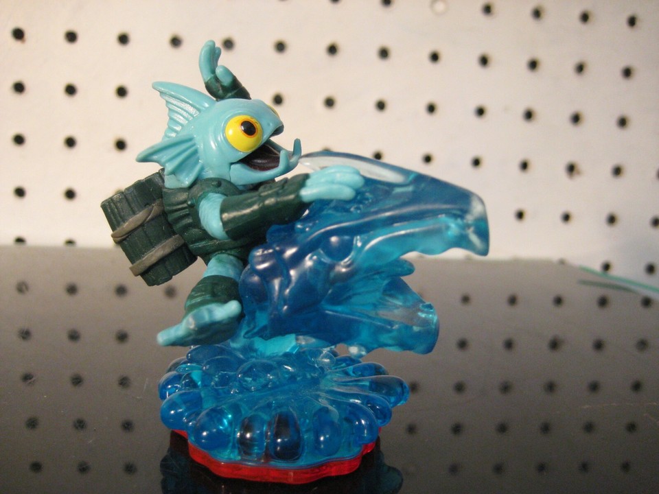 Tidal Wave Gill Grunt Skylanders Trap Team Blue Riding Fish E2145A | eBay