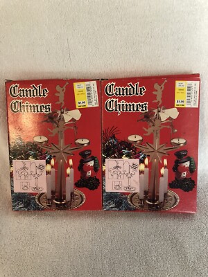 Two Vintage Boxes of Candle Chimes w/Angels | eBay