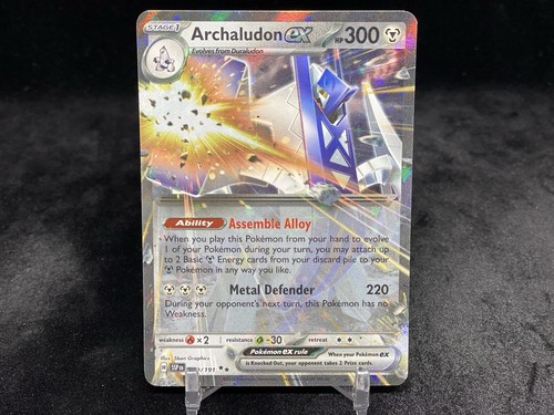 ARCHALUDON EX 130/191 DOUBLE RARE HOLO POKEMON TCG: SV08 - SURGING ...