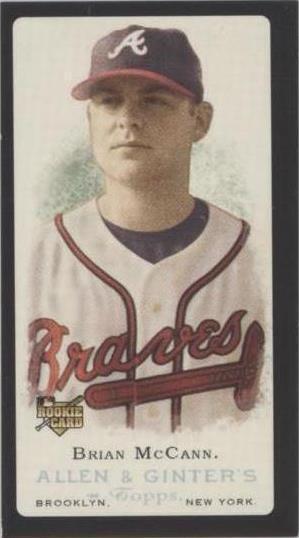 2006 Topps Allen & Ginter's - Brian McCann #259 Mini Black Border for ...