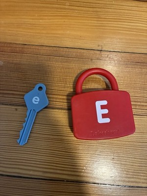 LAKESHORE - Letter E - UNLOCK IT ALPHABET MATCH Single LOCK KEY ...