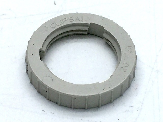 Clipsal 260/20 Screwed Lock Ring 20mm Thread PVC 260 Series x300 pcs ...