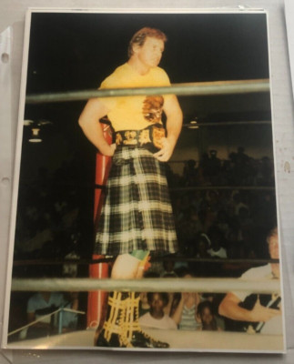 WWE WCW YOUNG ROWDY RODDY PIPER w/Title UNSIGNED 8X10 PHOTO RARE ...