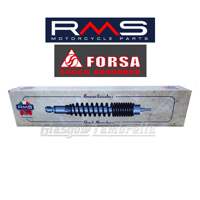 FORSA RMS Lambretta Series 3 SX GP 125 150 200 Italian ZINC REAR SHOCK ...