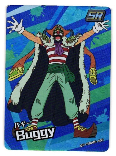 Buggy SR OP-KOA01-037 One Piece Anime TCG CCG Anime Card | eBay