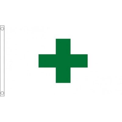 GREEN CROSS INTERNATIONAL FLAG 3' x 5' - ENVIRONMENTAL ORGANISATION ...