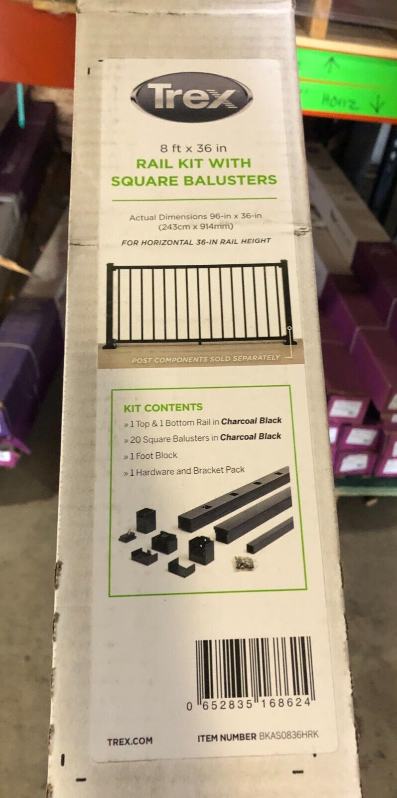 TREX Signature Railing 8-ft x 1.75-in x 36-in Rail | eBay