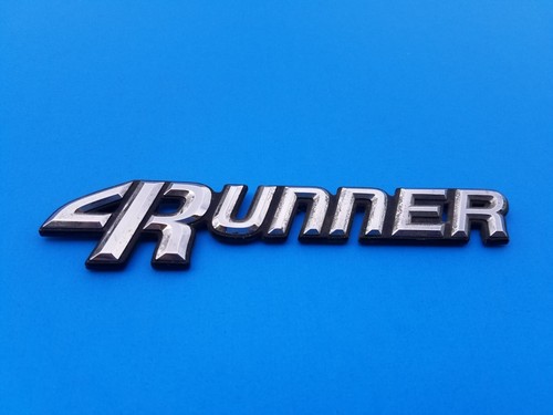 90 91 92 93 94 95 TOYOTA 4RUNNER REAR CHROME EMBLEM LOGO BADGE SYMBOL ...