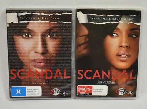 Scandal DVD Complete Seasons 1 2 PAL Region 4 TV Series | eBay Australia
