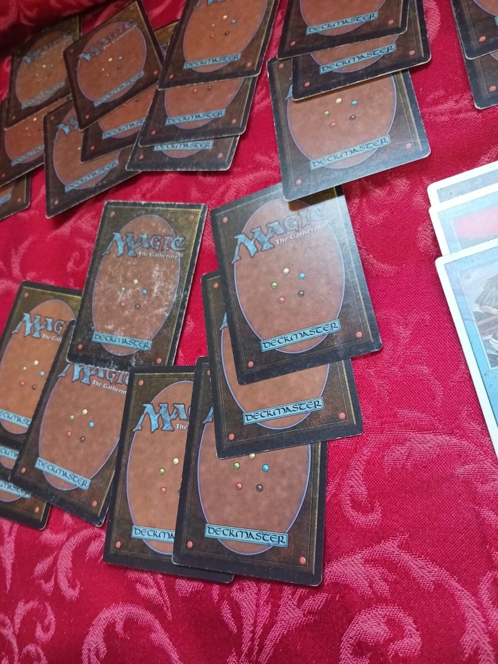 Vtg nm - mp MTG 35 card lot Land Revised Unlimited mint played common ...