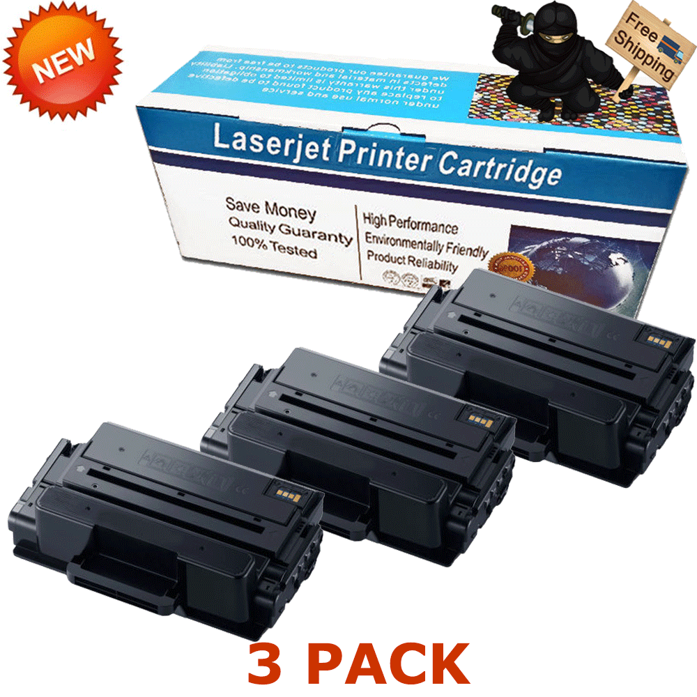 3 pk MLT-D203L Toner for Samsung ProXpress M3320ND M3370FD SL-M3820DW ...